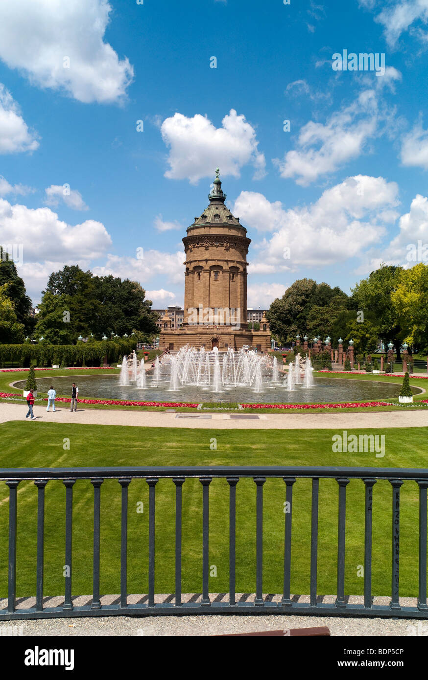 Water tower, landmark of the city, 1889, 60 m high, diameter of 19 m ...