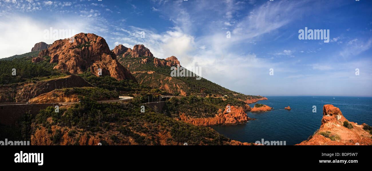 Esterel Massif, Provence-Cote d'Azur, Département du Var, France ...