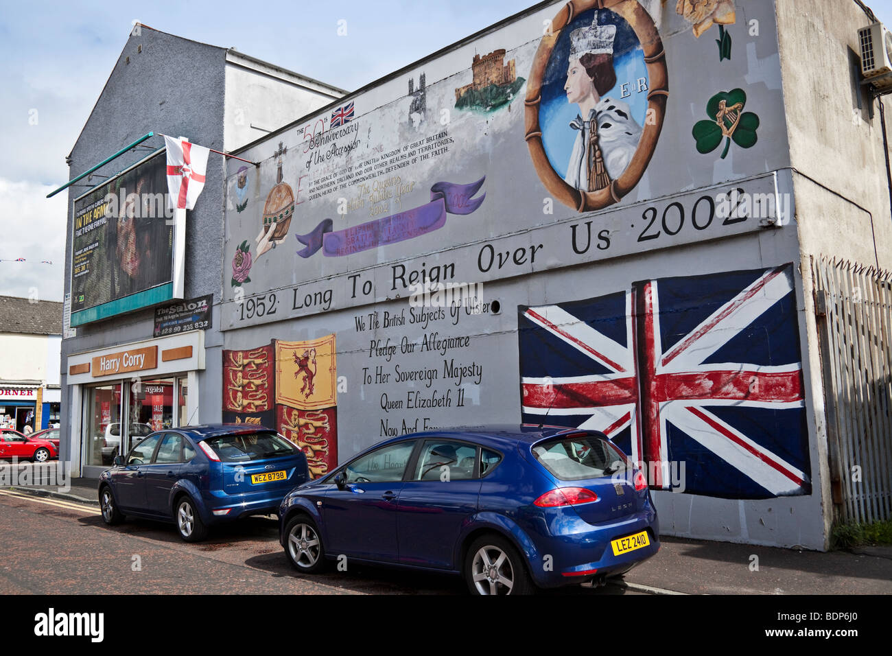 Murals on the Shankill Road, Belfast, Northern Ireland Stock Photo - Alamy