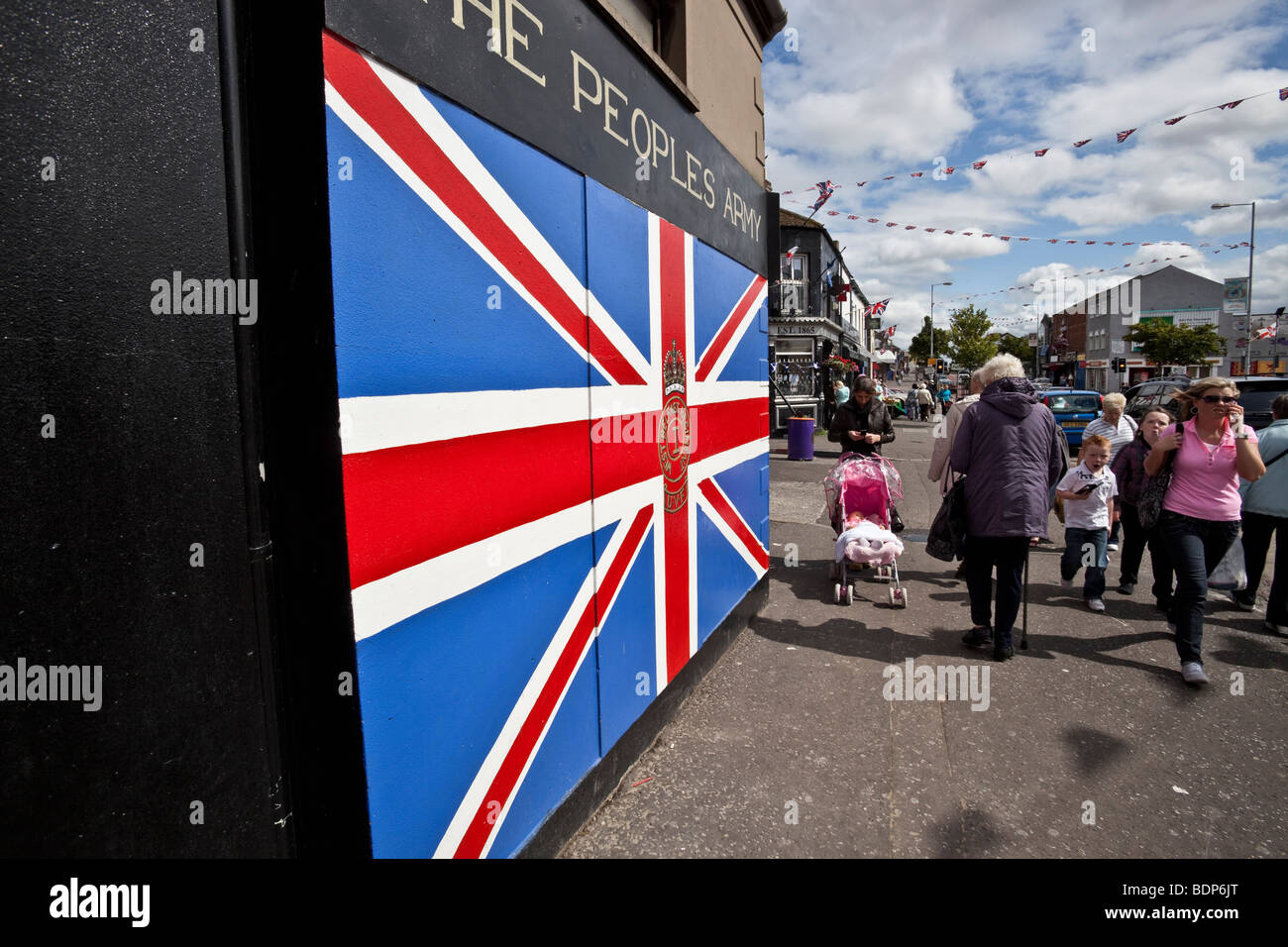 Murals on the Shankill Road, Belfast, Northern Ireland Stock Photo - Alamy