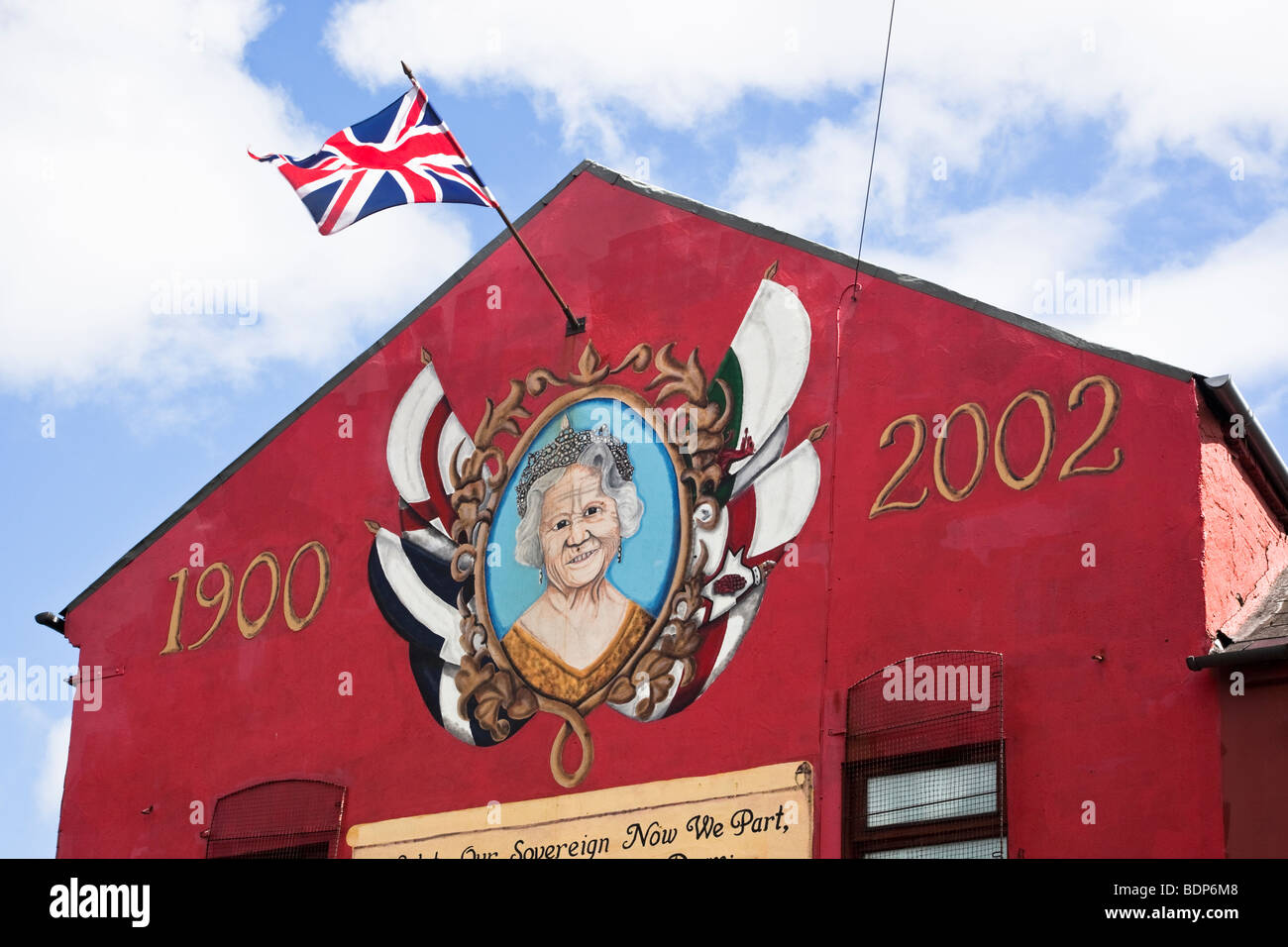 Protestant Loyalist Murals along the Shankill Road, Belfast, Northern ...