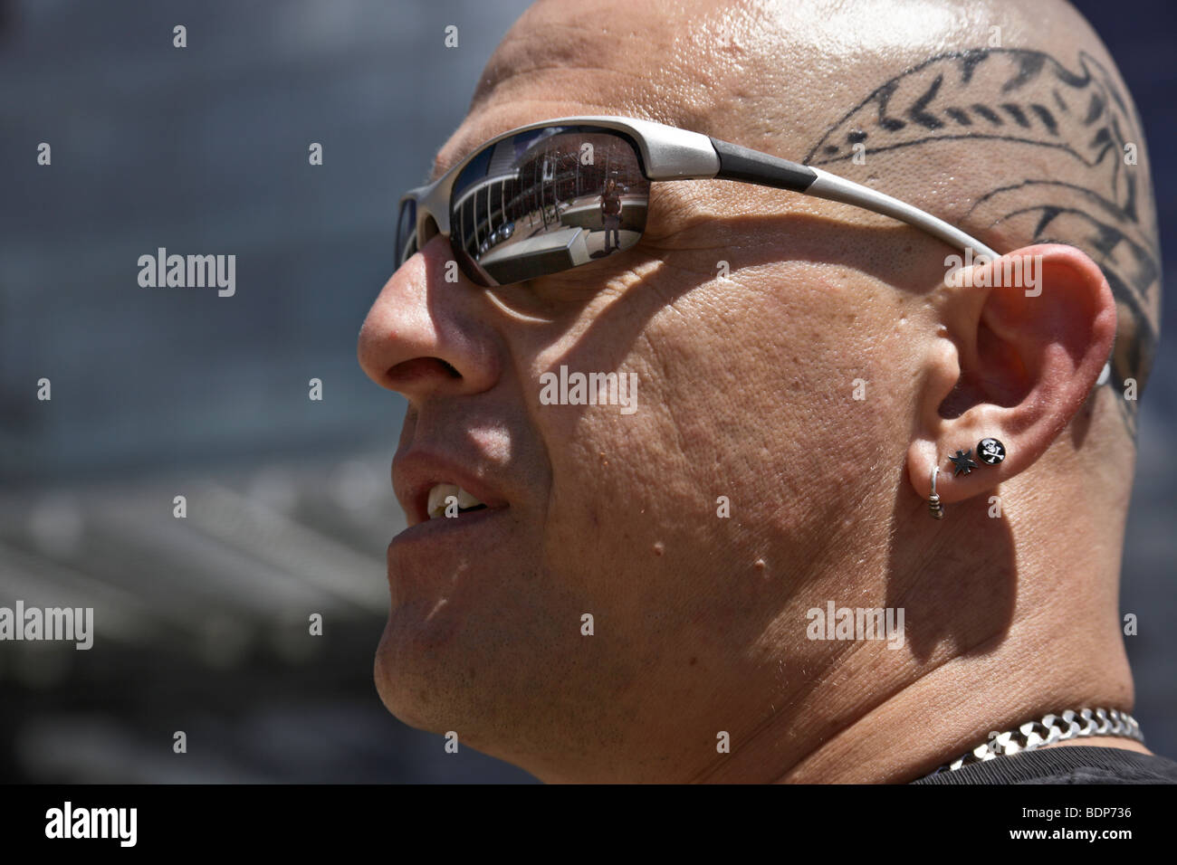 Bald goth man hi-res stock photography and images - Alamy