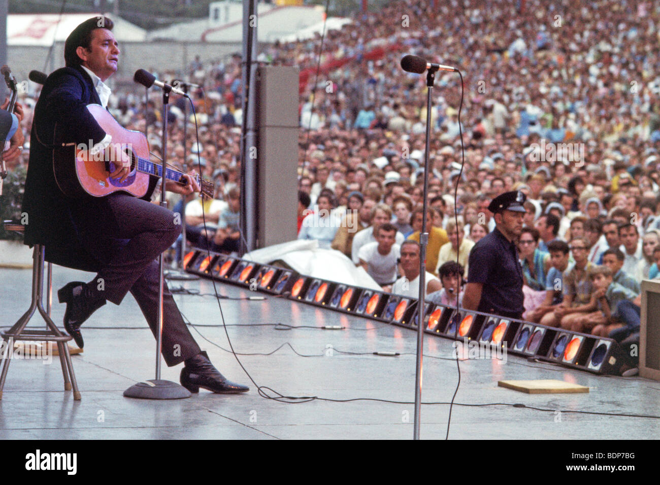 JOHNNY CASH US C&W musician in September 1969 Stock Photo - Alamy