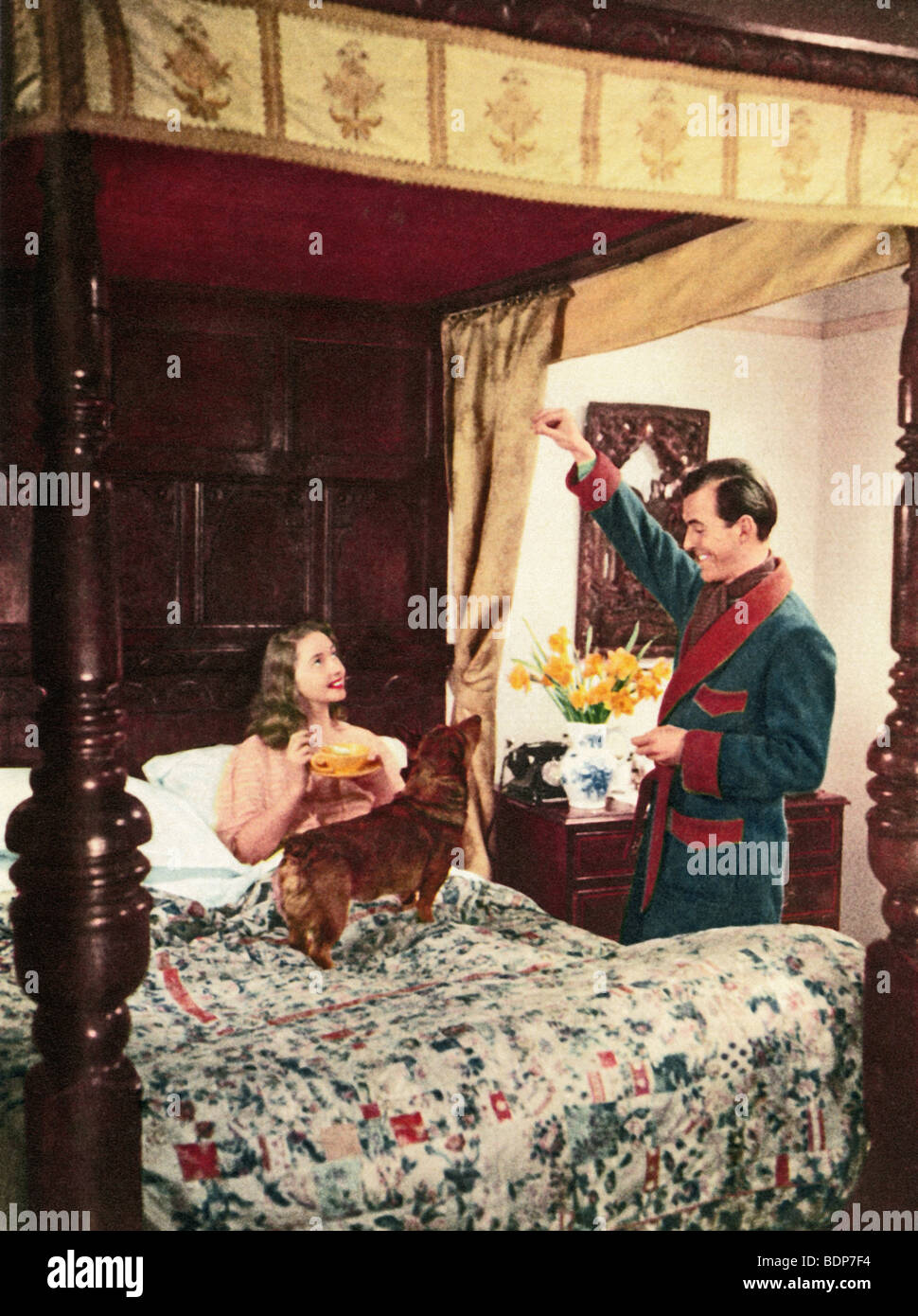 MICHAEL DENISON - UK actor and his wife Dulcie Gray about 1960 Stock ...