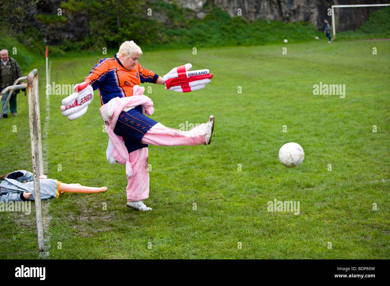 Soccer football fancy dress hi-res stock photography and images - Alamy