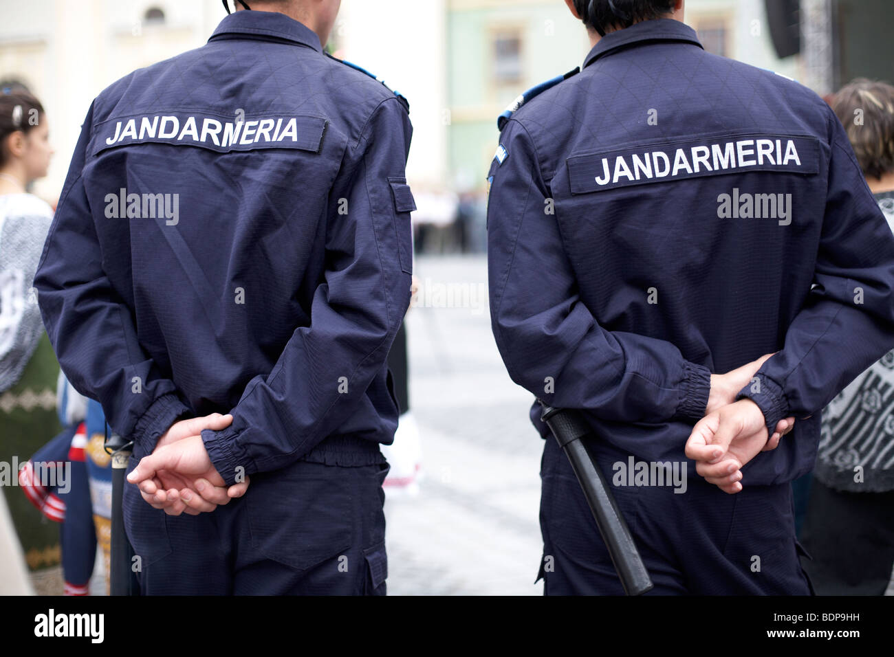 2 Romania police officers Stock Photo - Alamy