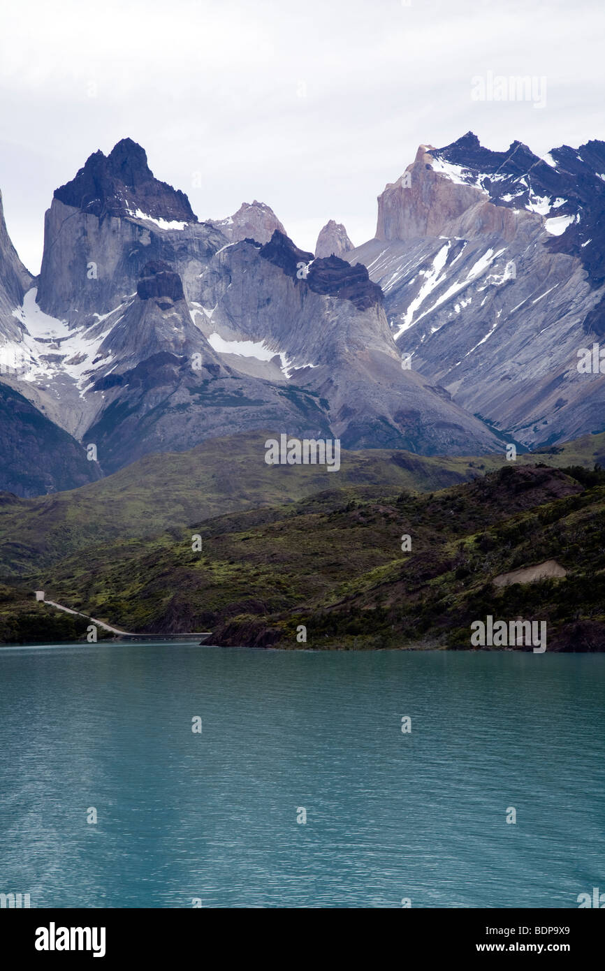 The scenic beauty of Torres del Paine National Park, Chile Stock Photo ...