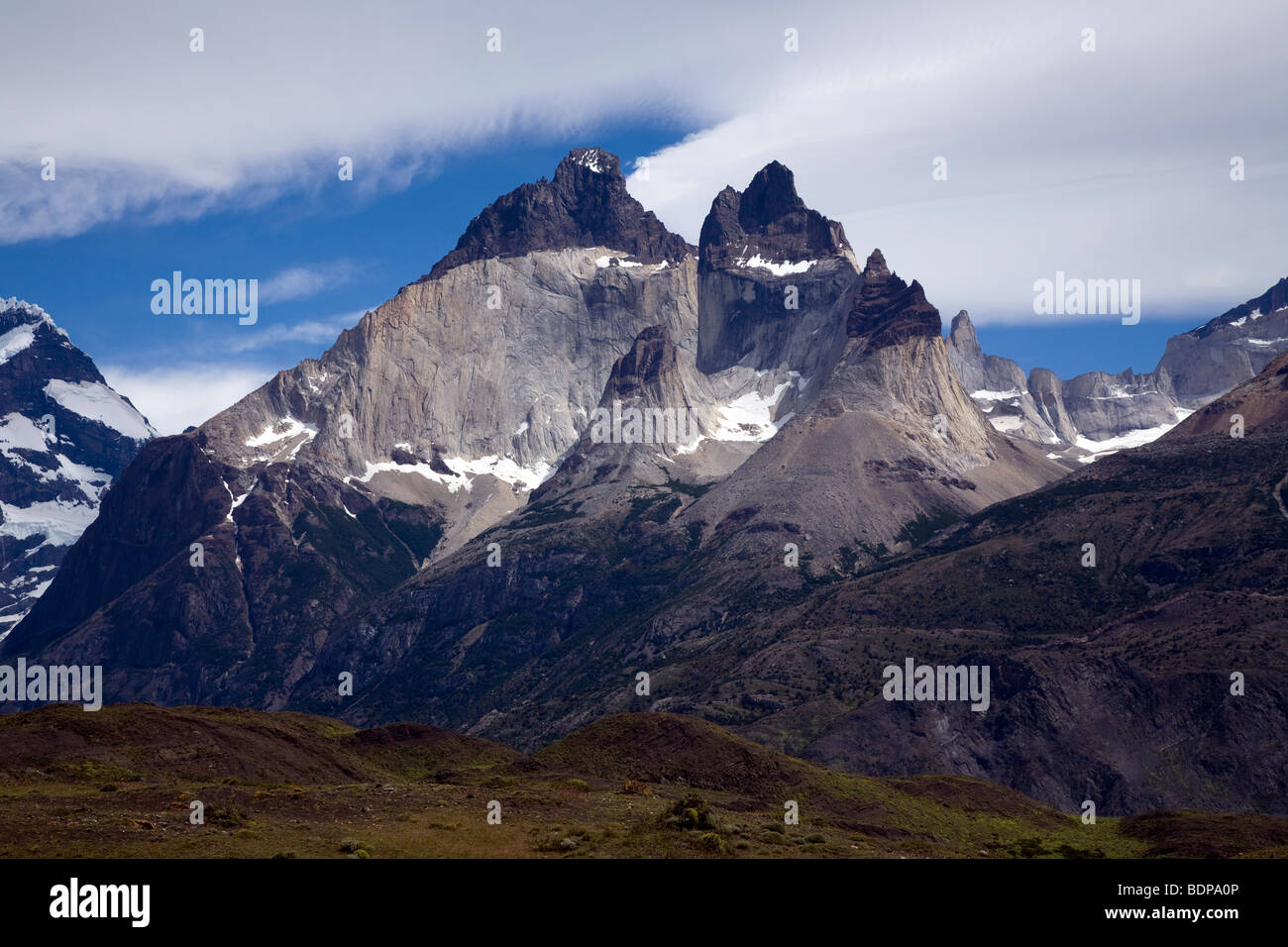 The scenic beauty of Torres del Paine National Park, Chile Stock Photo ...