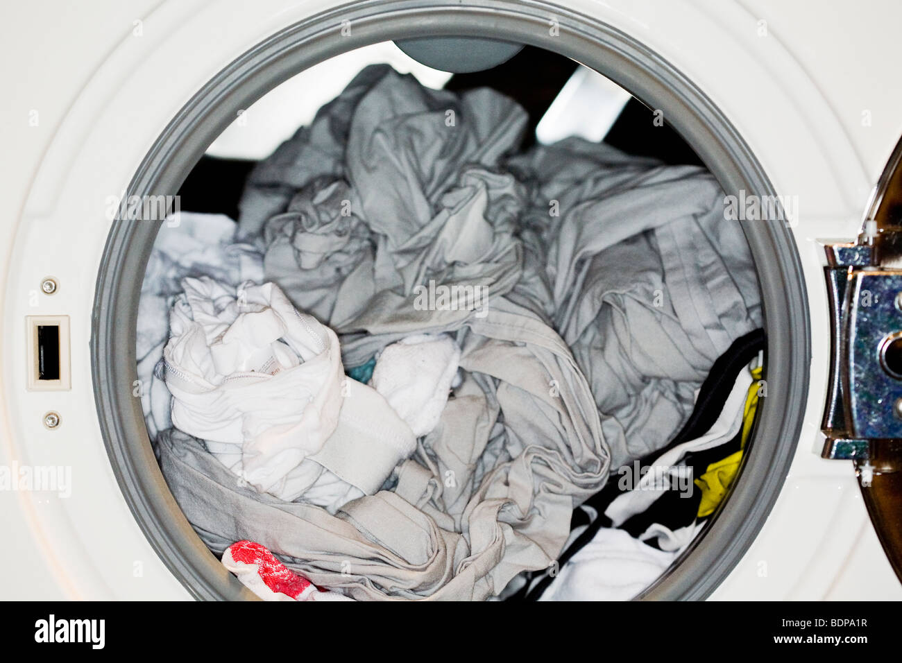 A washing machine close-up Stock Photo - Alamy