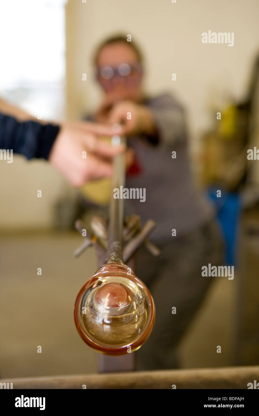 Glass blowing craft hi-res stock photography and images - Alamy