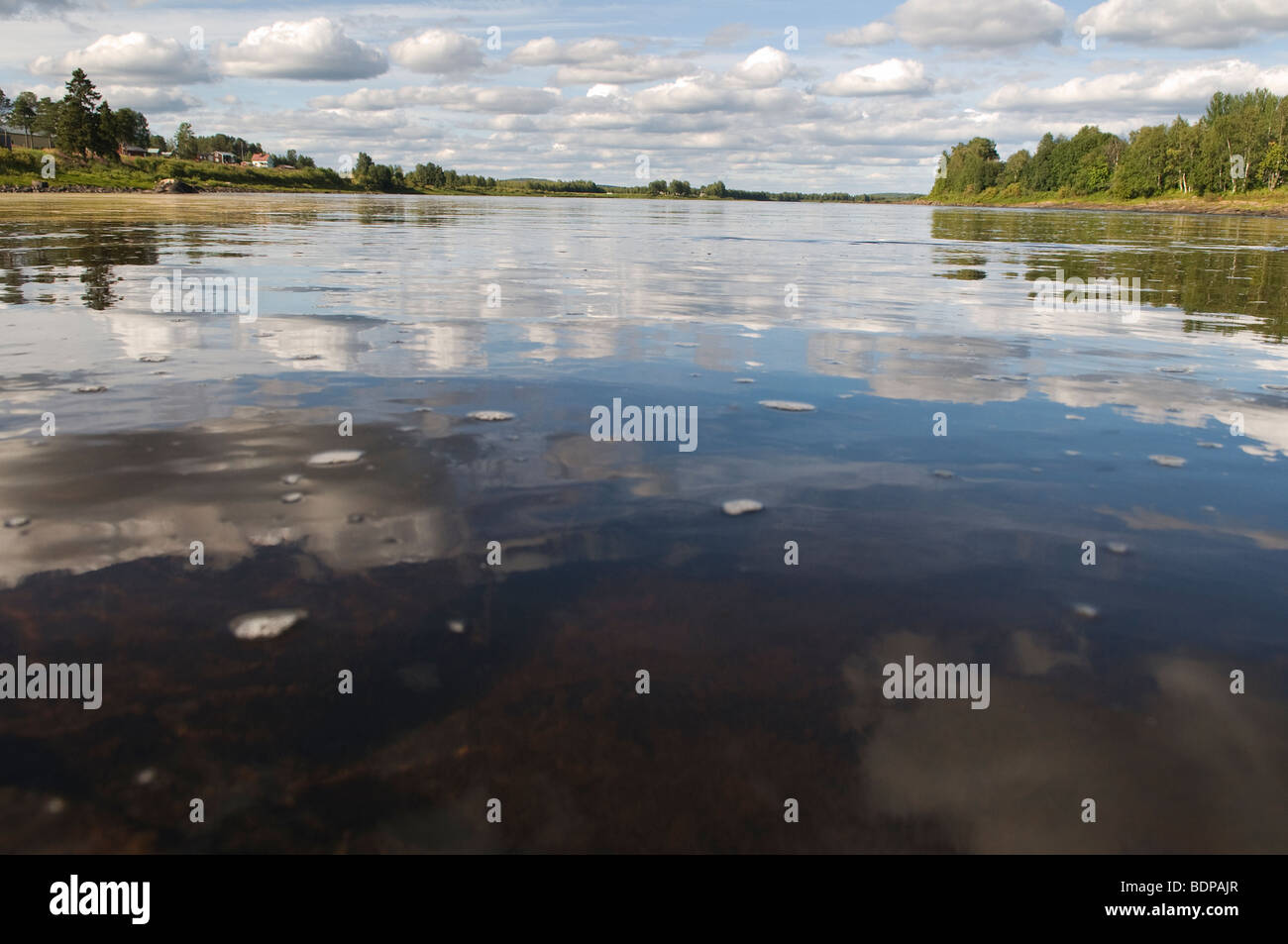 Torne River Sweden Stock Photo - Alamy