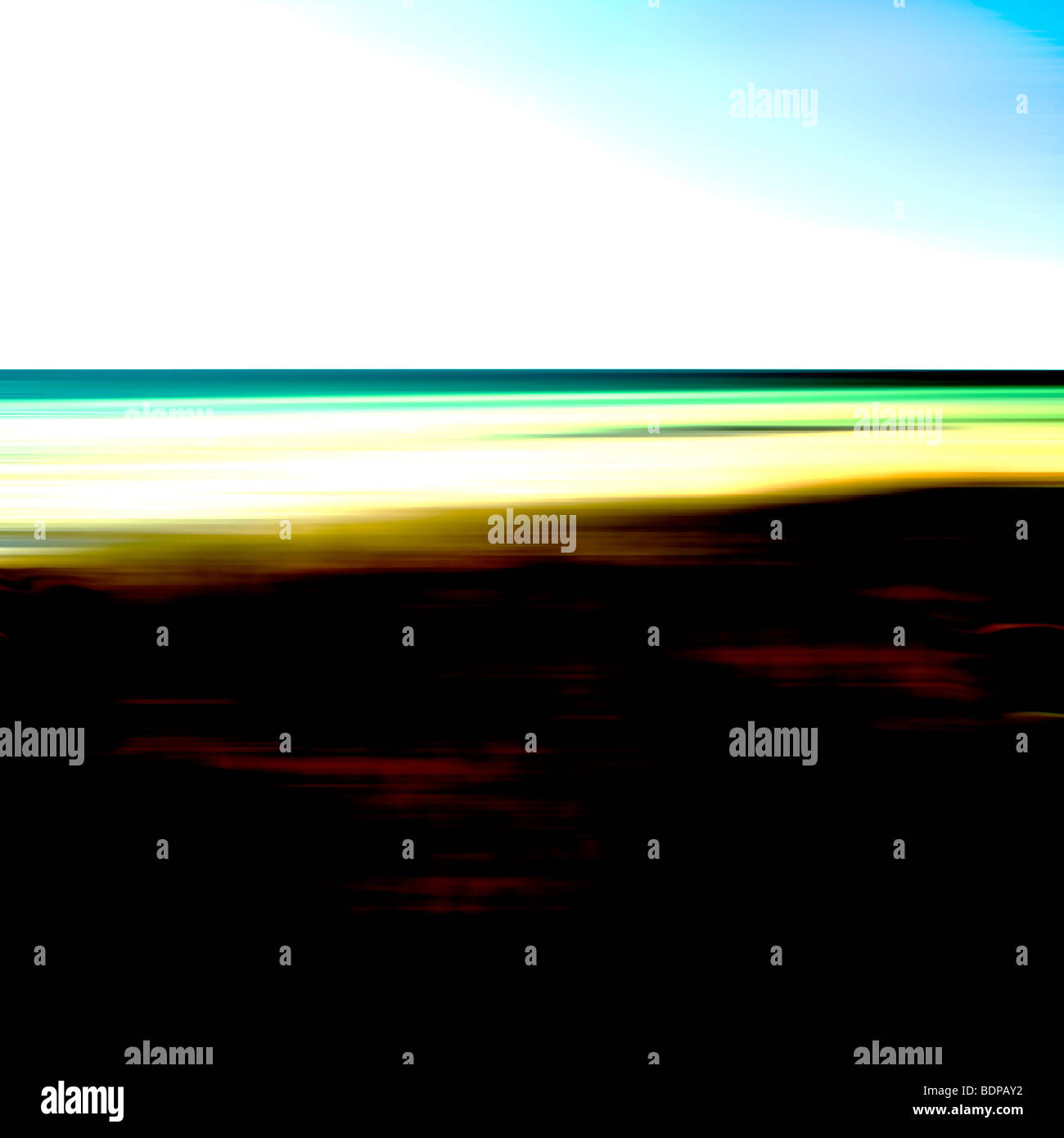 Abstract view of the Australian coast Stock Photo - Alamy