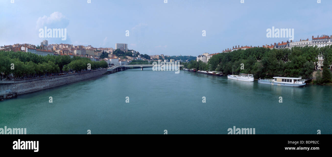 Lyon France Rhone River Stock Photo - Alamy