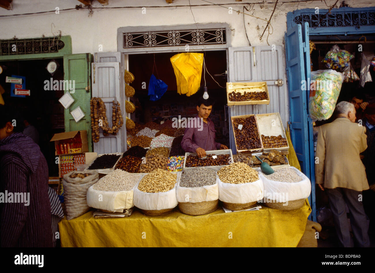 Nuts & Date Stall Souk Tetouan Morocco Stock Photo - Alamy