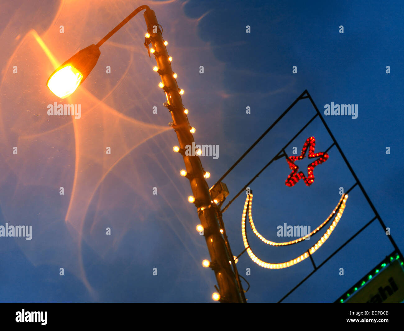 Eid Light Tooting High Street Tooting London Stock Photo - Alamy