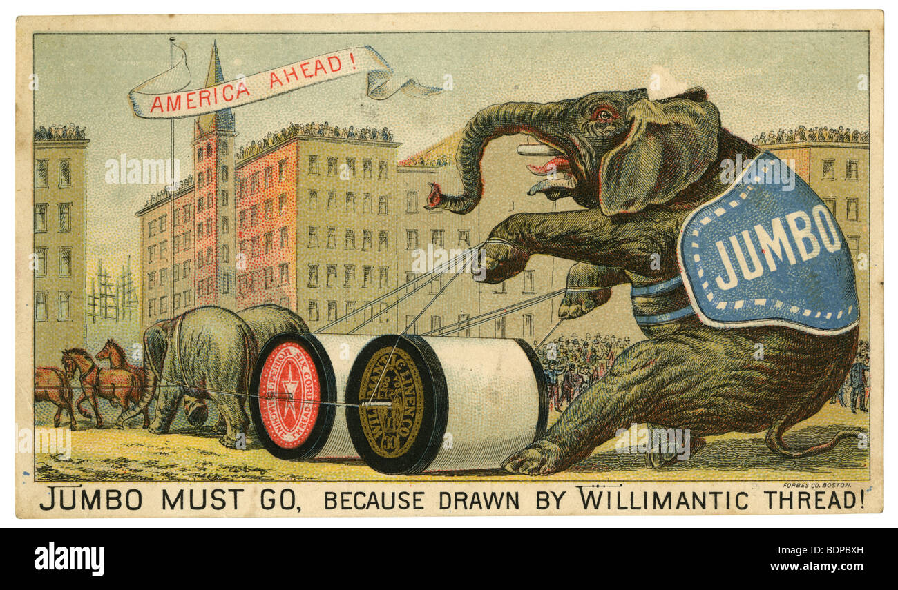 Willimantic thread trade card hi-res stock photography and images - Alamy