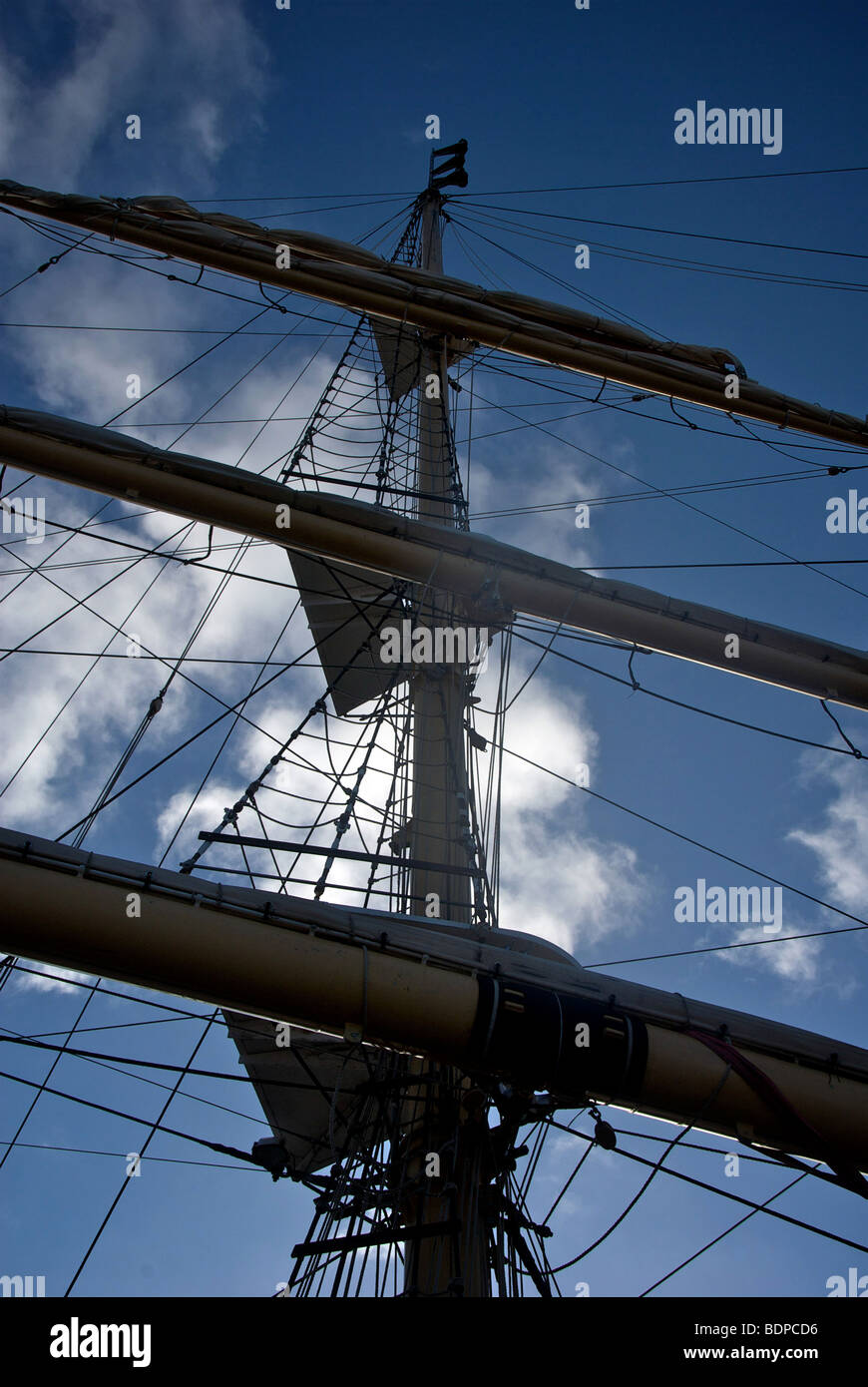 Tallship Weymouth Harbour Harbor Dorset UK Stock Photo - Alamy