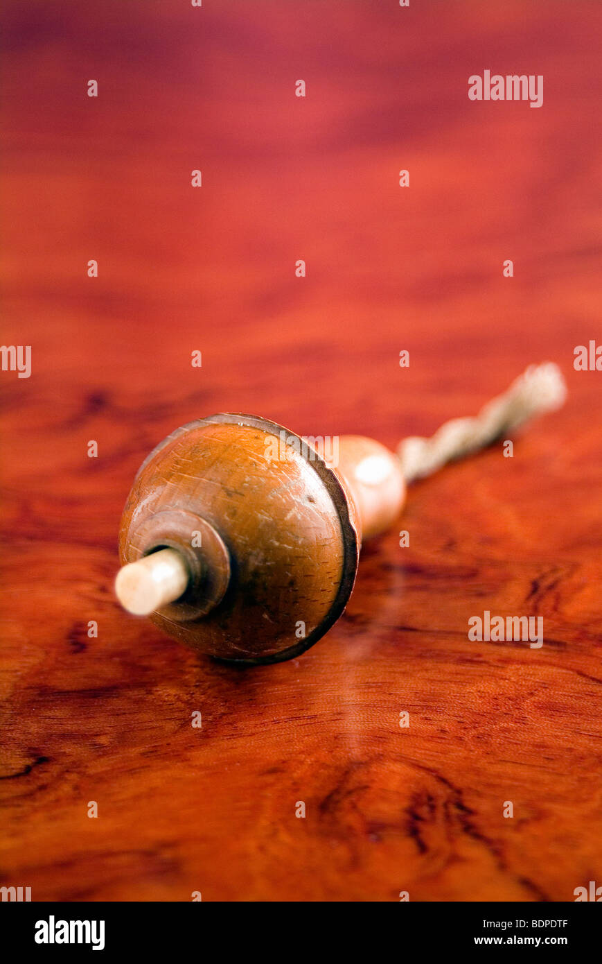 Classic wooden electric switch Stock Photo - Alamy