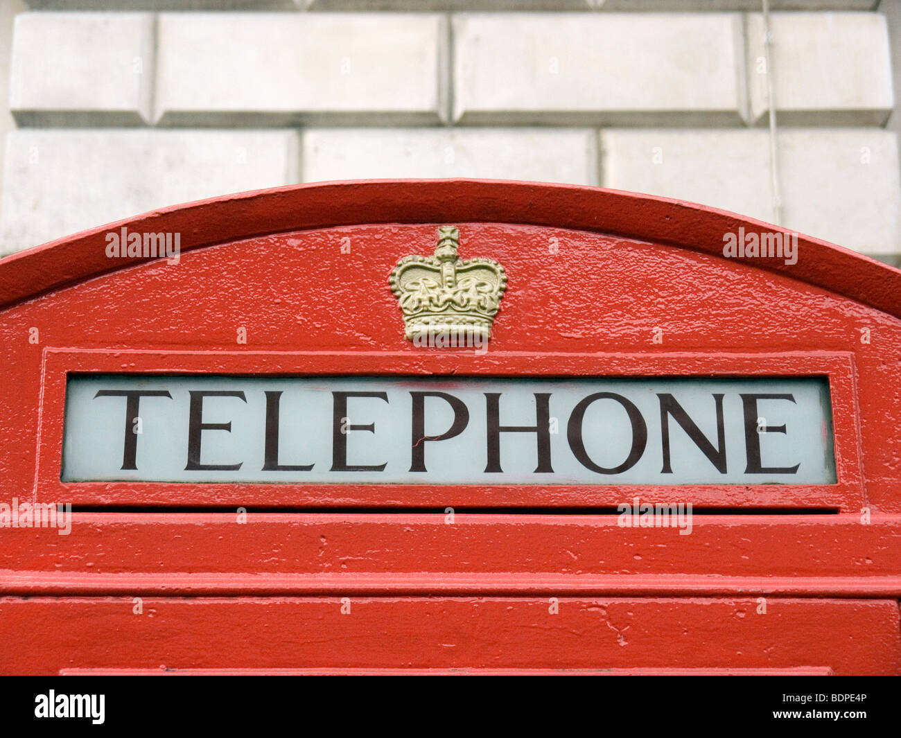 Classic UK red telephone box, designed by Giles Gilbert Scott. London ...