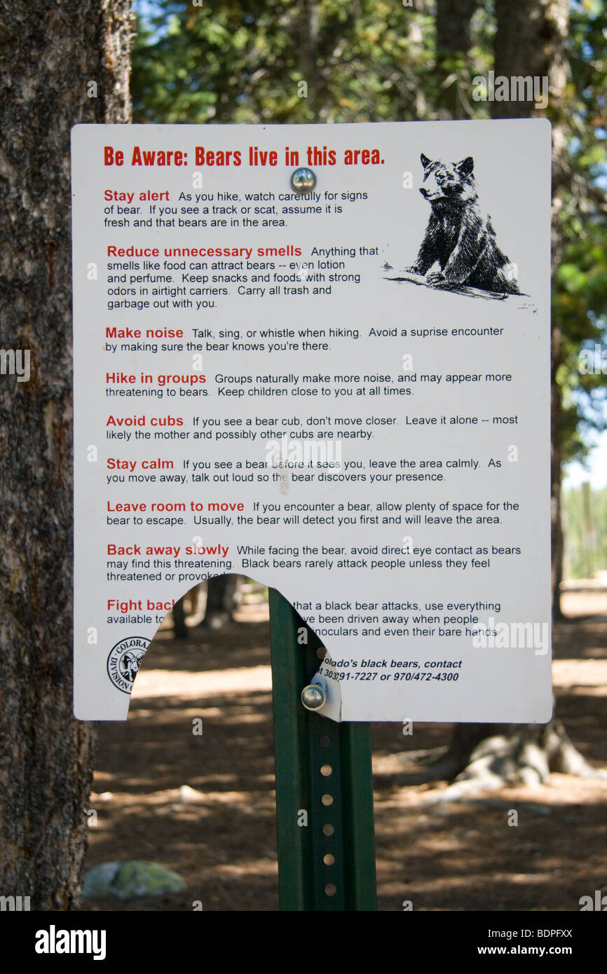 Bear Warning Sign Stock Photos & Bear Warning Sign Stock Images - Alamy