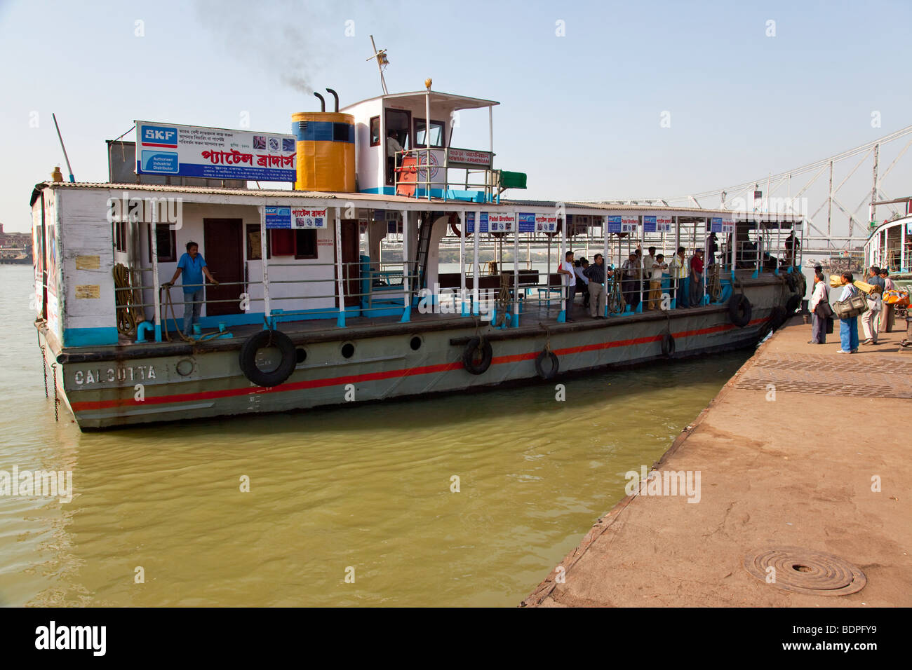 River Ferryboat in Calcutta India Stock Photo - Alamy