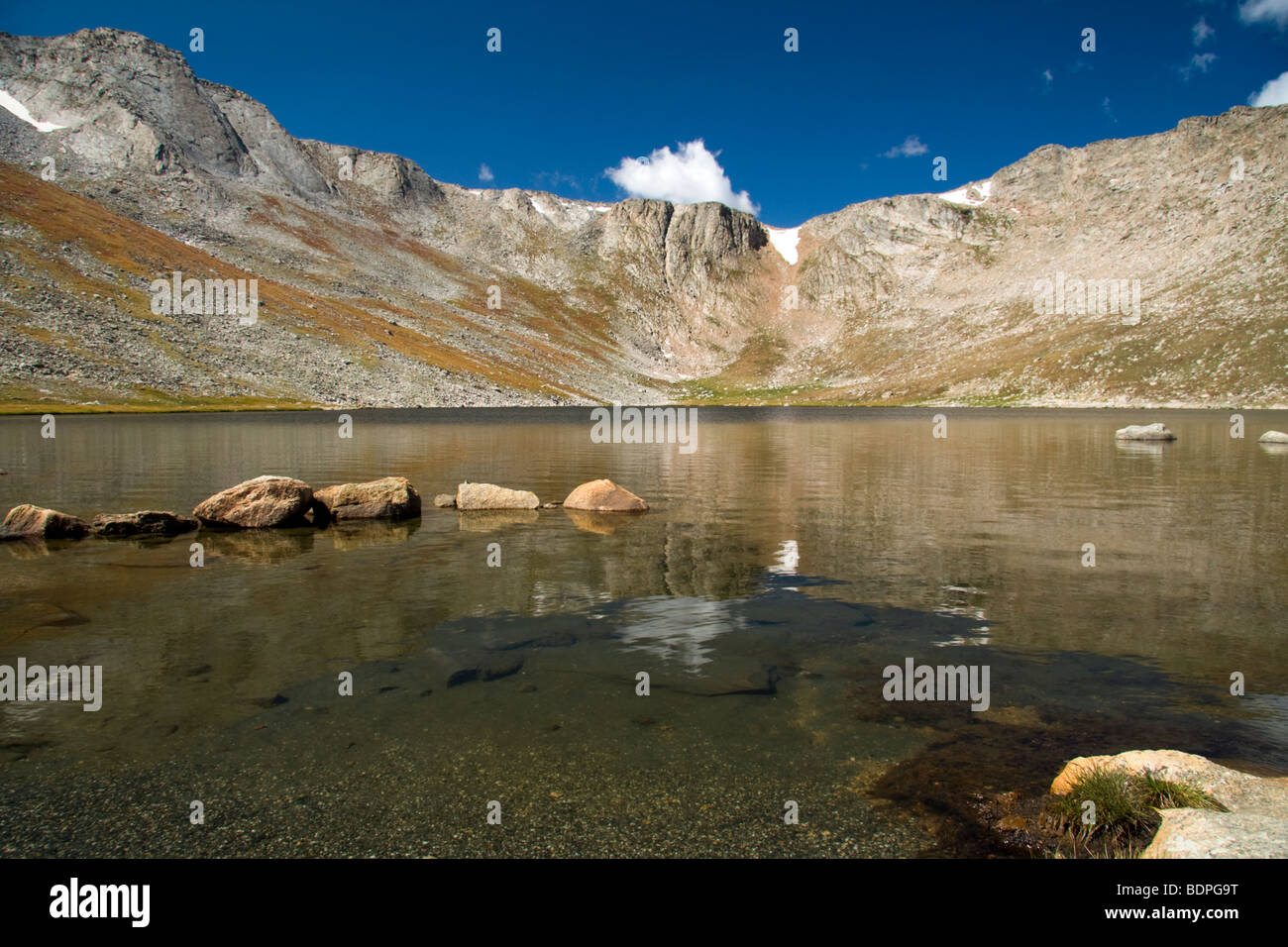 Summit lake, Colorado, USA Stock Photo - Alamy