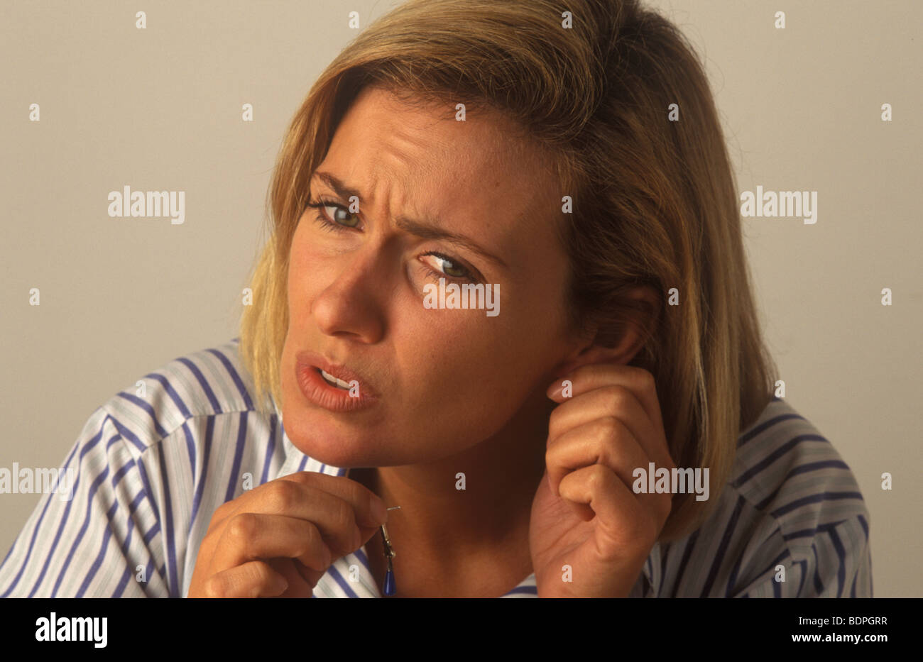 Inflamed ear hi-res stock photography and images - Alamy