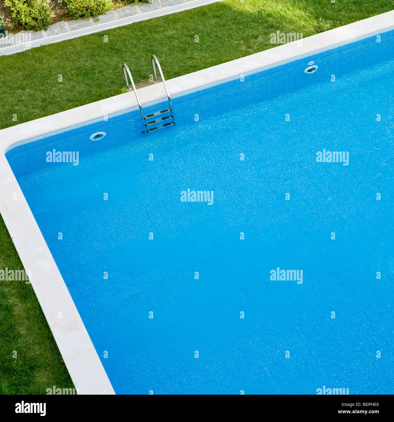 A turquoise swimming pool Portugal Stock Photo - Alamy