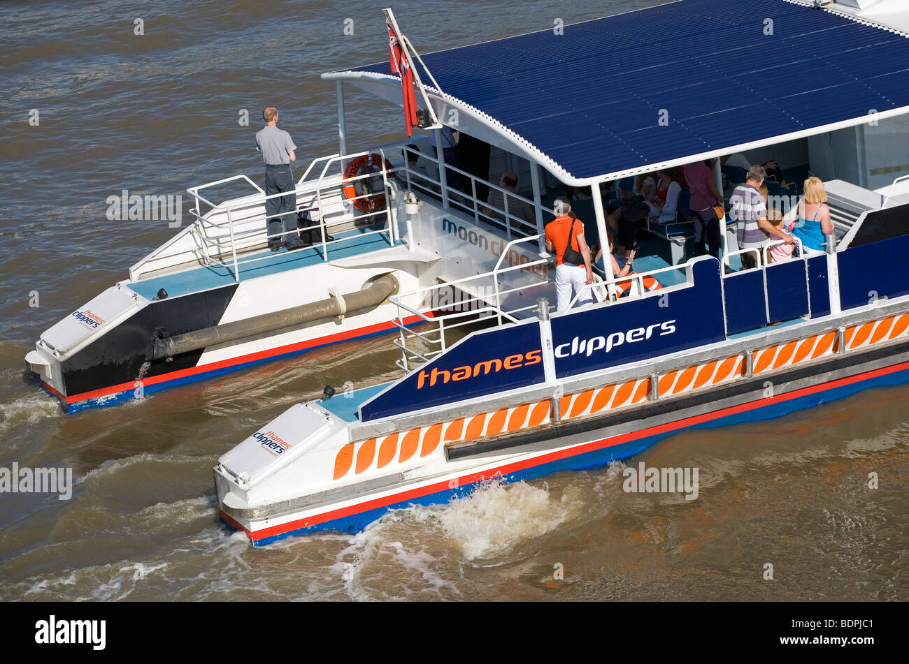 Thames Clippers boat, London, England, UK Stock Photo - Alamy