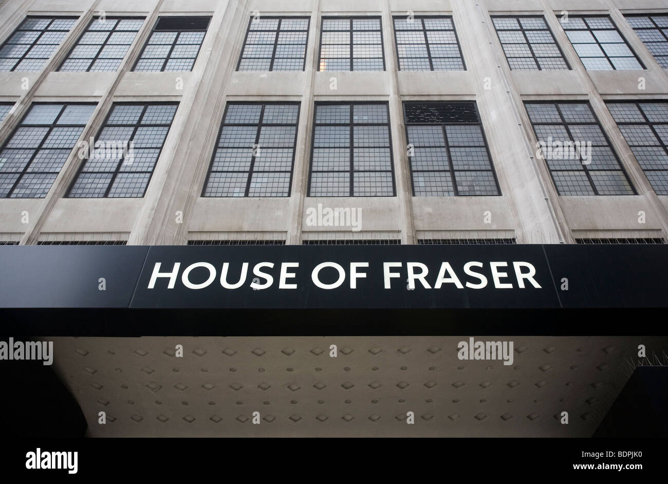 House of Fraser shop sign Stock Photo - Alamy