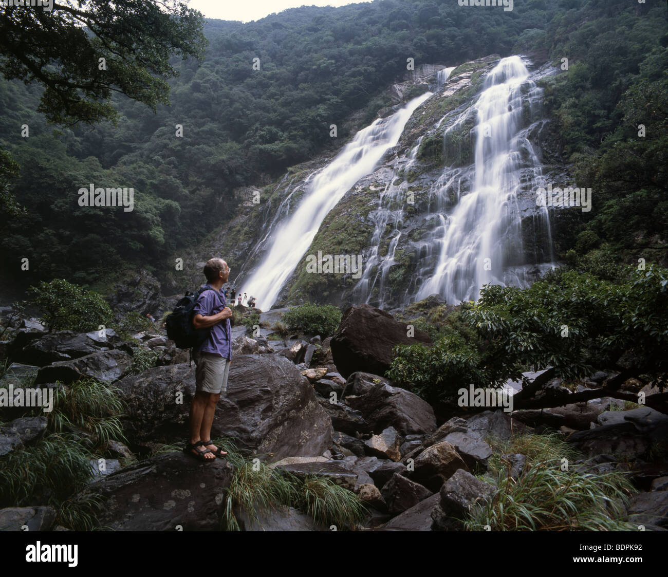 Ohko-no-taki Waterfall, Yakushima, Japan Stock Photo - Alamy