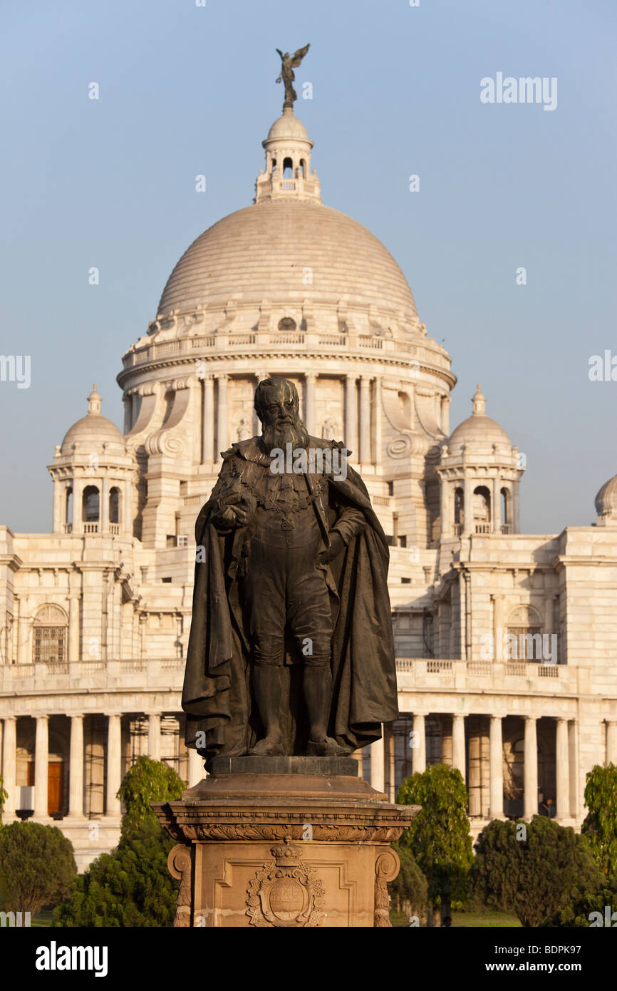 Victoria Memorial in the Maidan in Calcutta India Stock Photo - Alamy