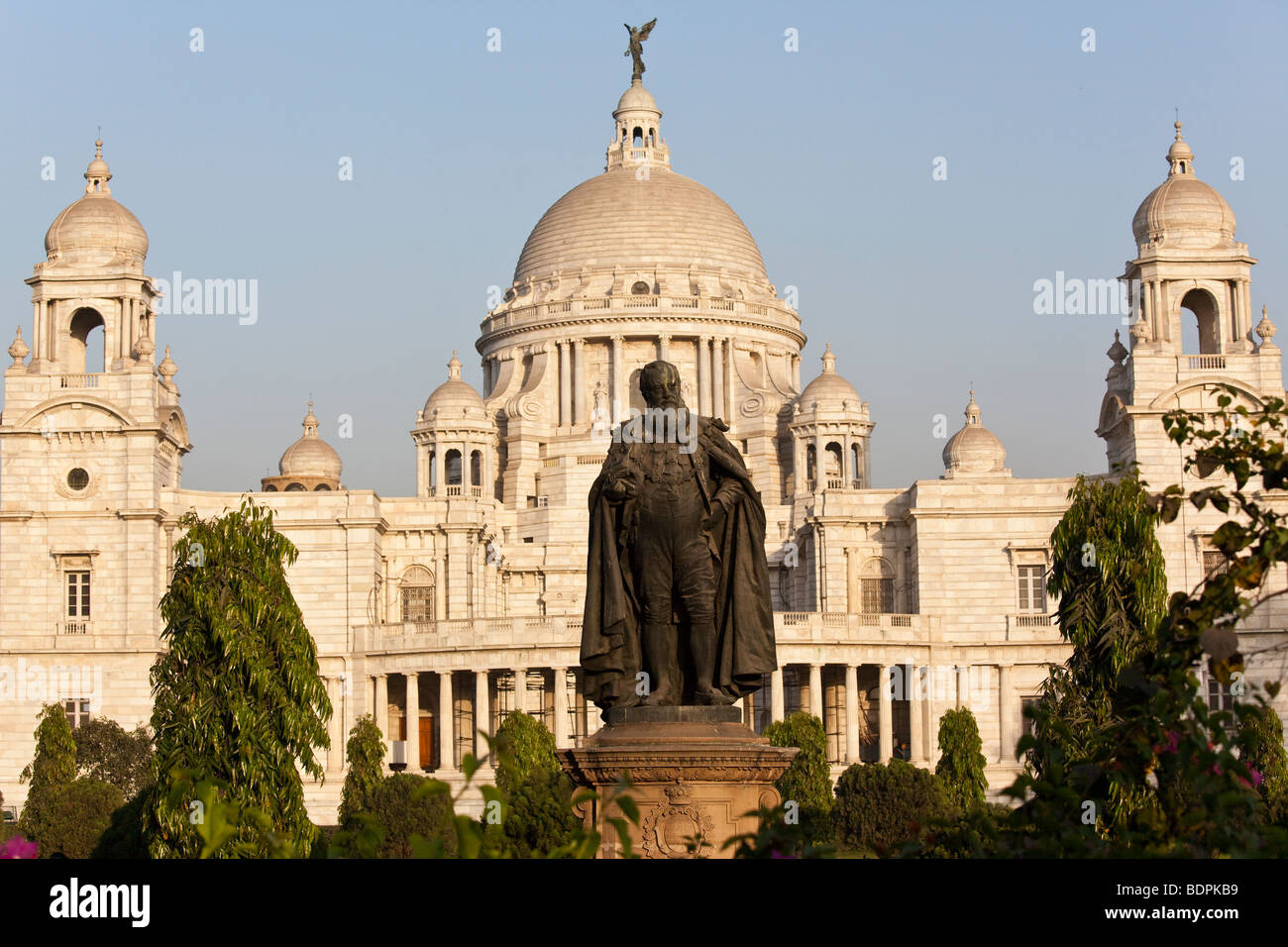 Victoria Memorial in the Maidan in Calcutta India Stock Photo - Alamy