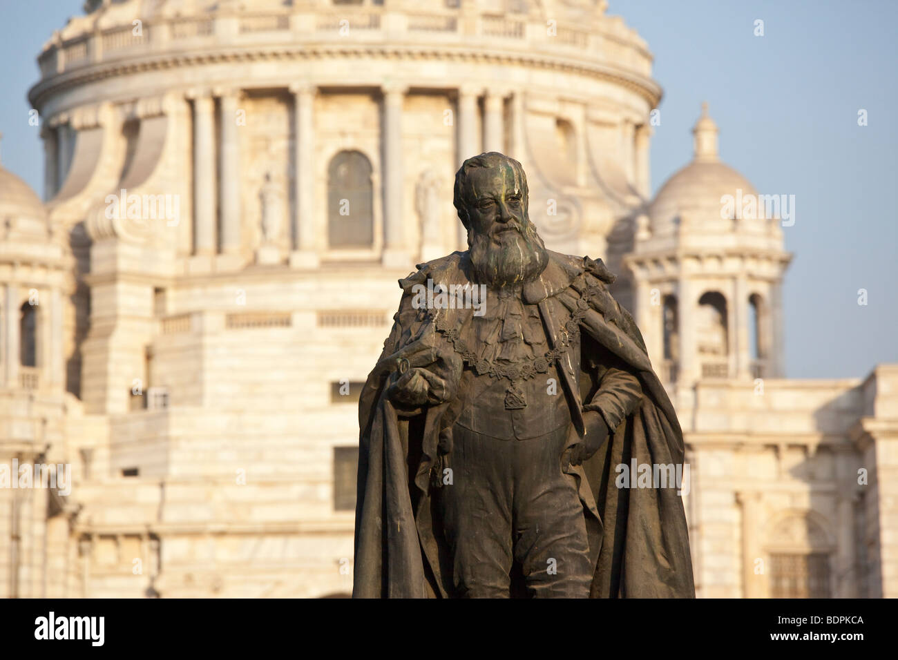 Victoria Memorial in the Maidan in Calcutta India Stock Photo - Alamy