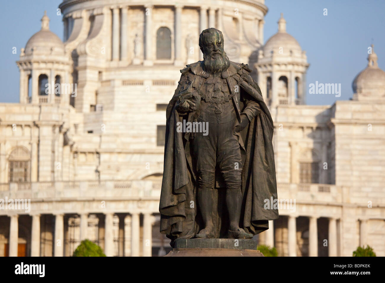 Victoria Memorial in the Maidan in Calcutta India Stock Photo - Alamy
