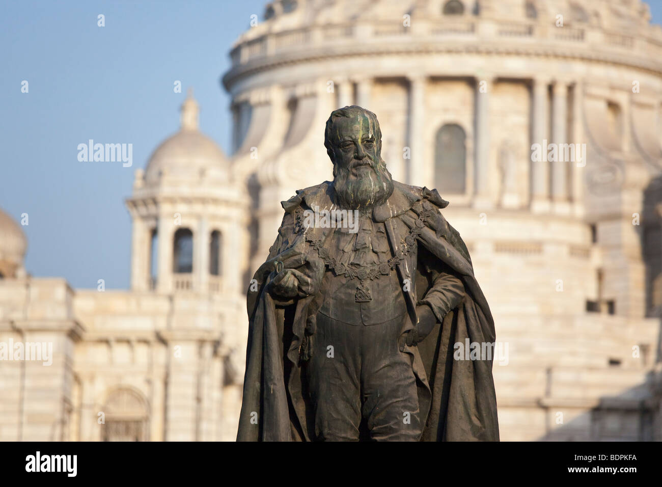 Victoria Memorial in the Maidan in Calcutta India Stock Photo - Alamy