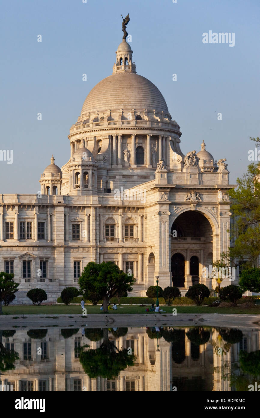 Victoria Memorial in the Maidan in Calcutta India Stock Photo - Alamy