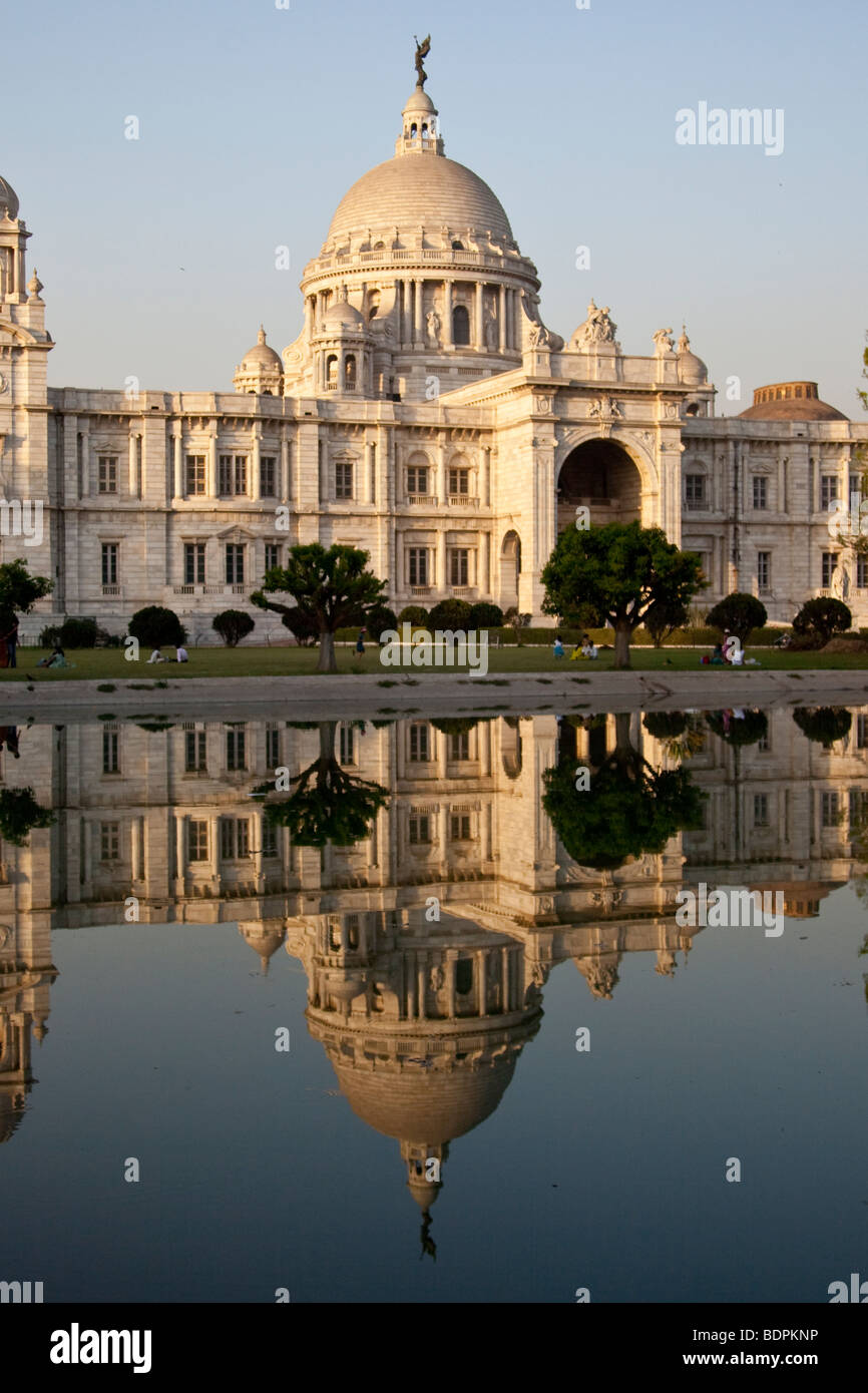 Victoria Memorial in the Maidan in Calcutta India Stock Photo - Alamy