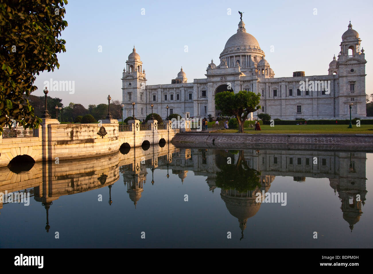 Victoria Memorial in the Maidan in Calcutta India Stock Photo - Alamy