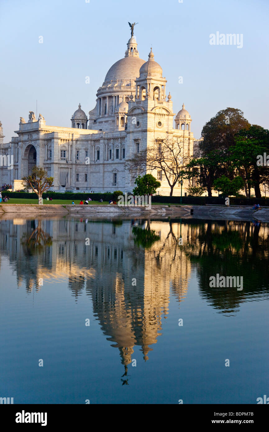 Victoria Memorial in the Maidan in Calcutta India Stock Photo - Alamy