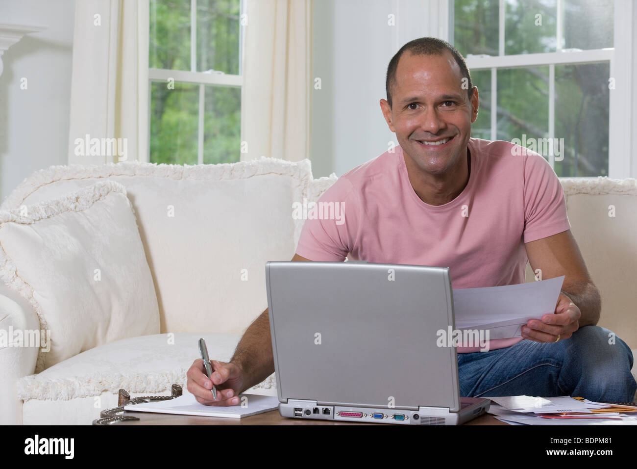 Hispanic man in 40s hi-res stock photography and images - Alamy