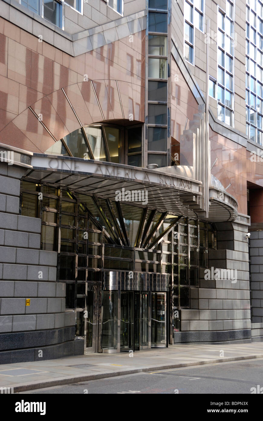 One America Square office building in the City of London, England, UK ...