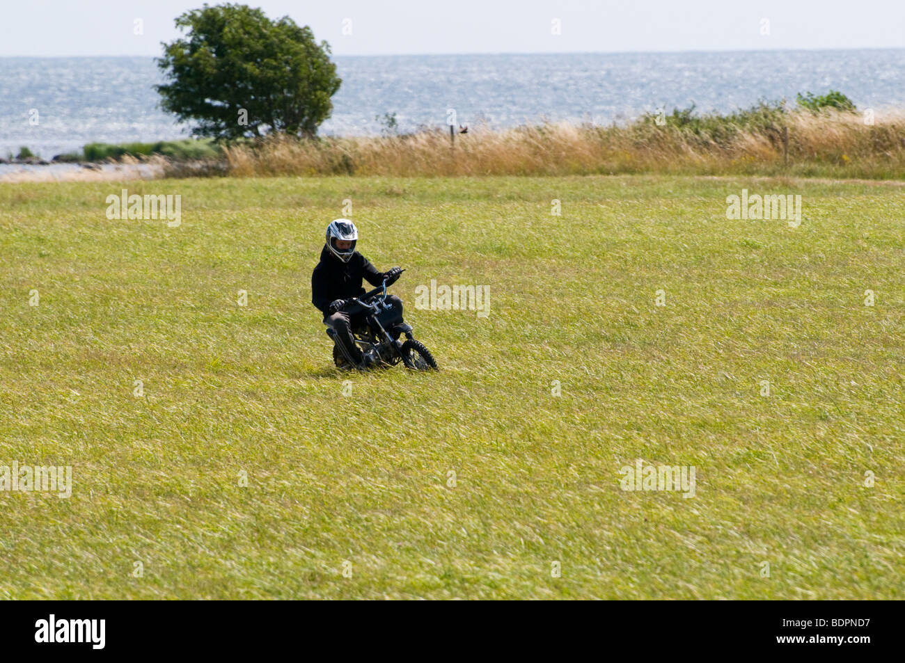 Biker teenager boy hi-res stock photography and images - Alamy