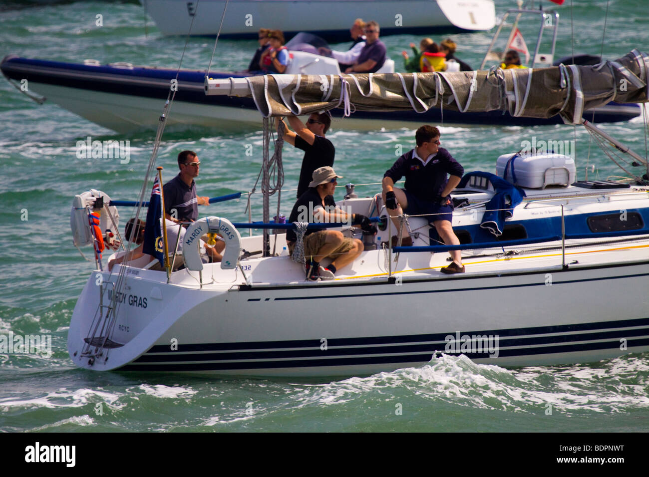 Cowes annual sailing regatta hi-res stock photography and images - Alamy