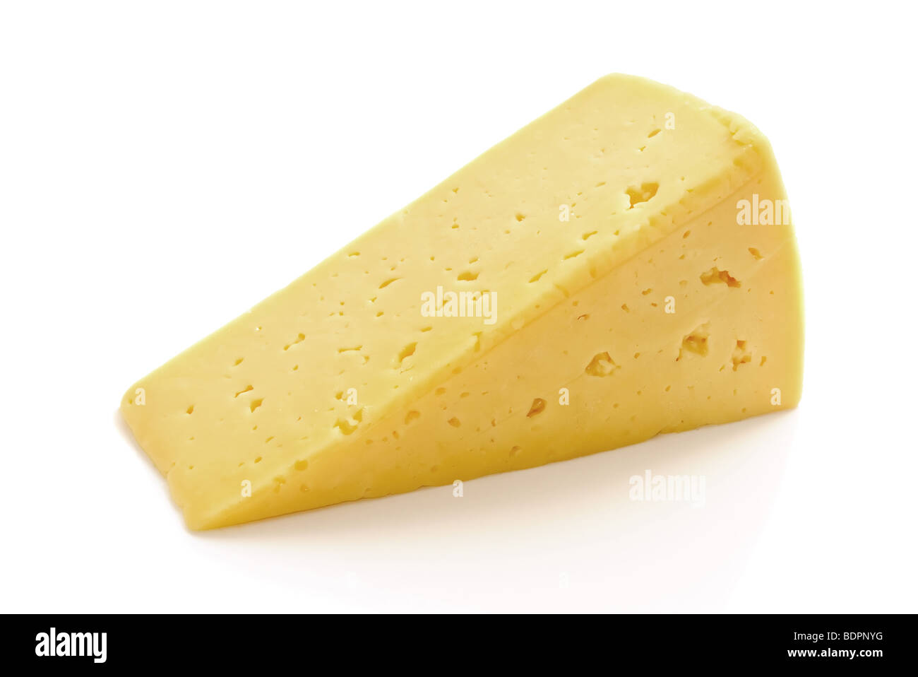 yellow cheese isolated on white background Stock Photo - Alamy