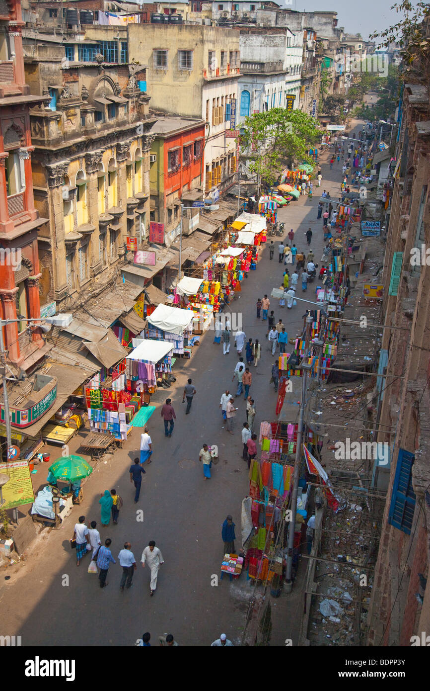 Street in the Muslim Quarter in Calcutta India Stock Photo - Alamy