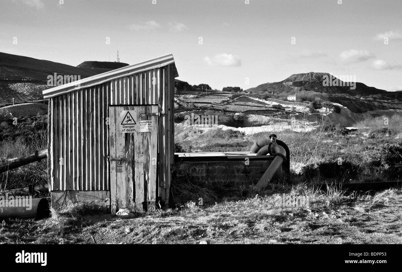 Old slag heap area Black and White Stock Photos & Images - Alamy