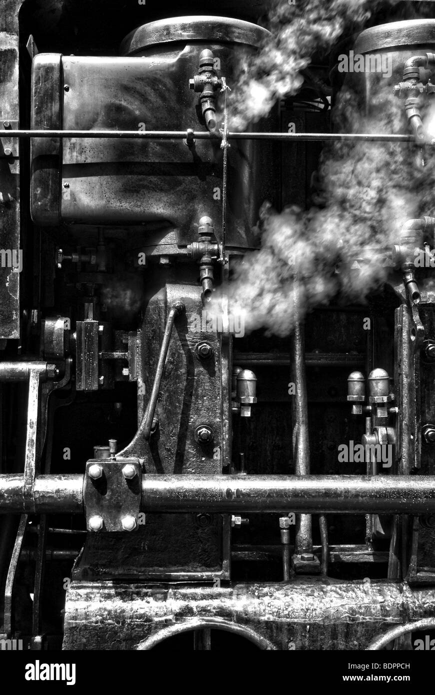 A machine emitting steam Stock Photo - Alamy