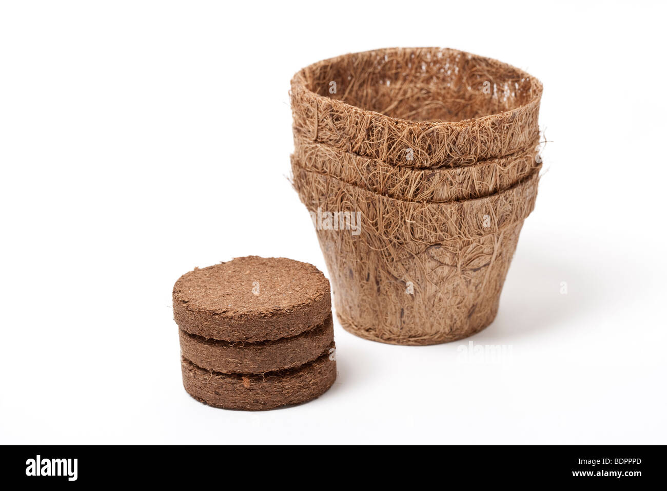 Coir pots hi-res stock photography and images - Alamy