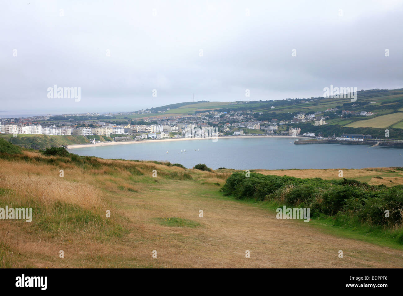 Port Erin Isle of Man Stock Photo - Alamy